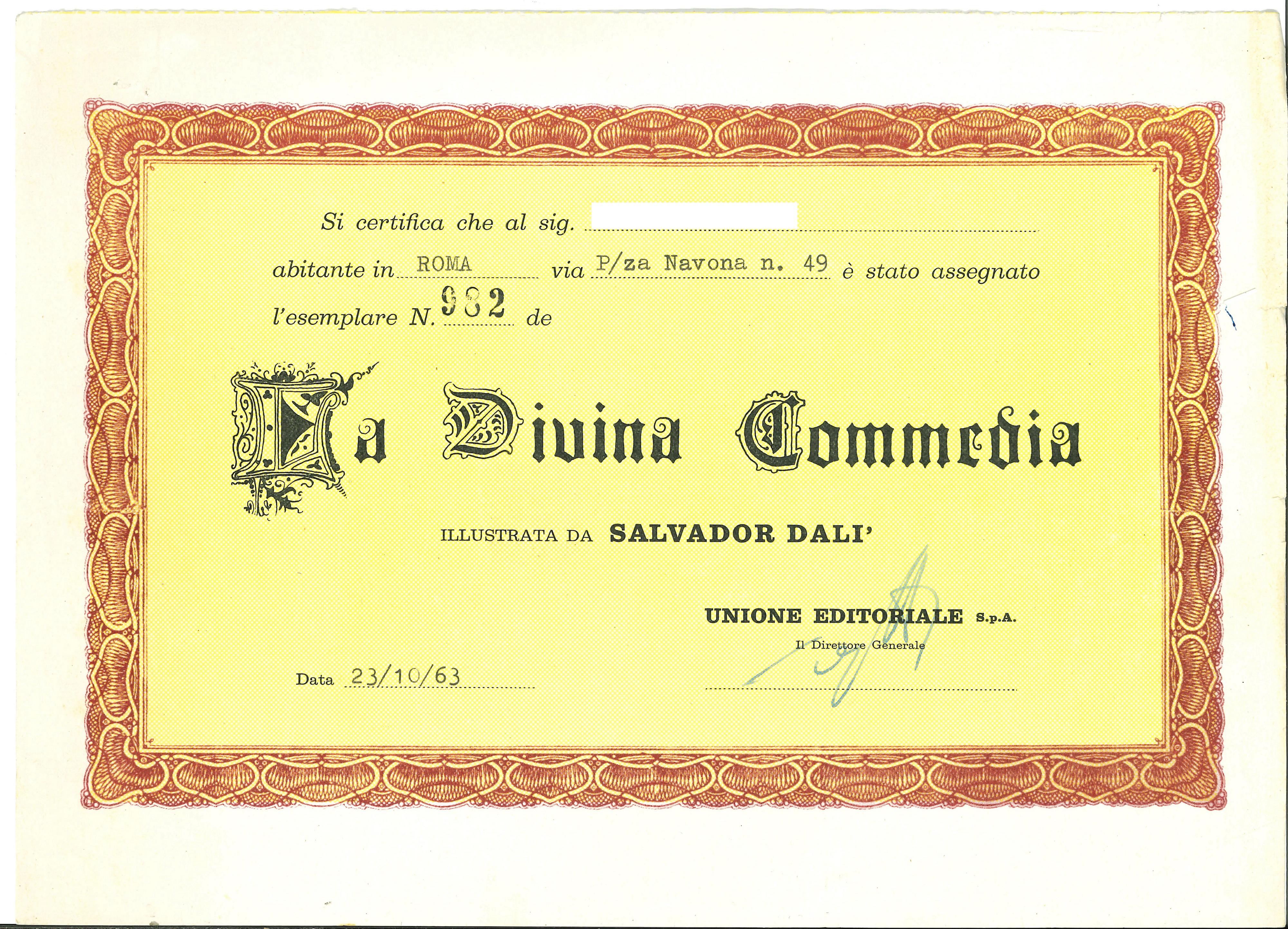 Preparation for the Final Prayer - Woodcut attr. to S. Dalì - 1963 For ...