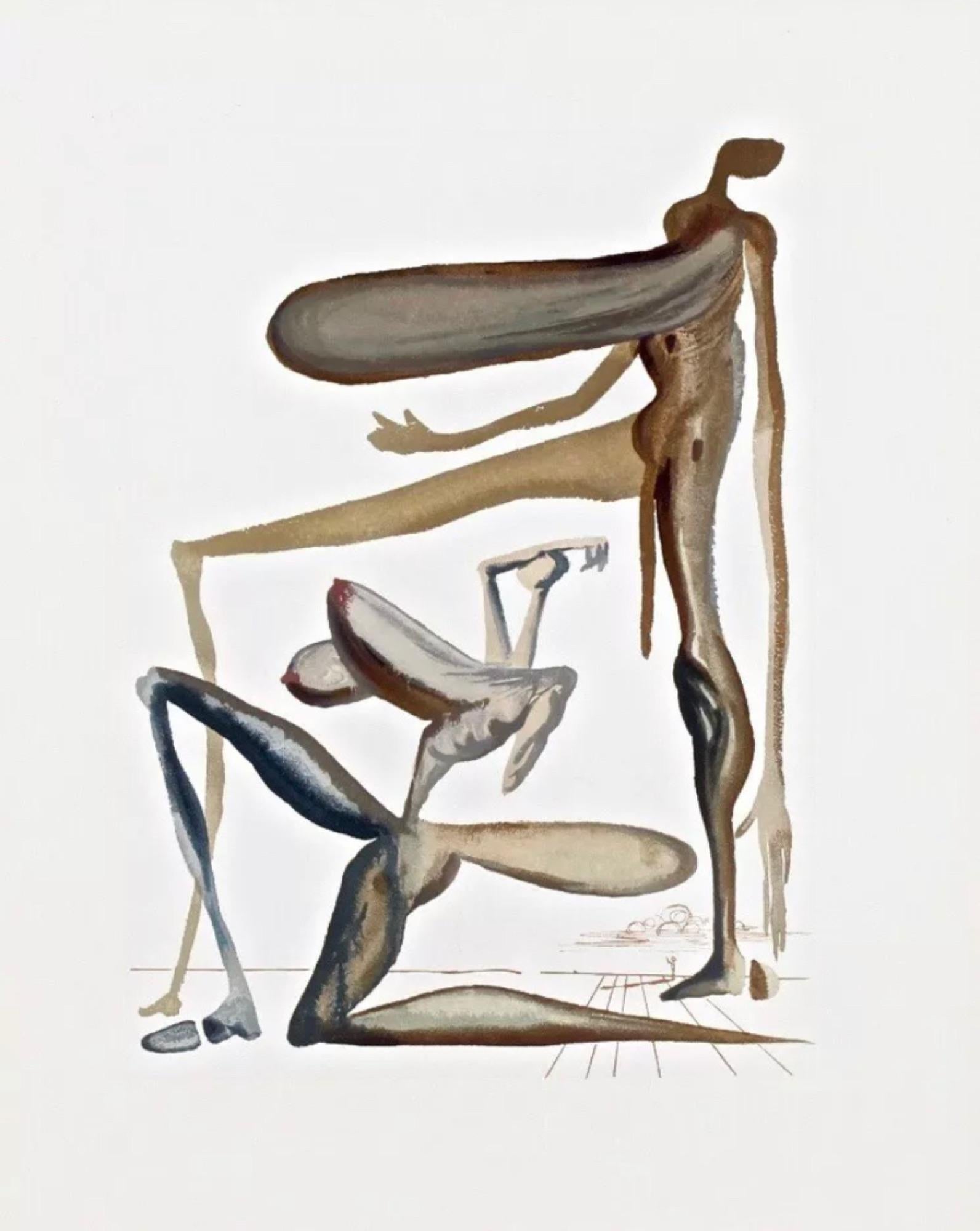 Salvador Dalí­ - Plate from "Tristan and Isolde": Frocin, The Bad Dwarf ...