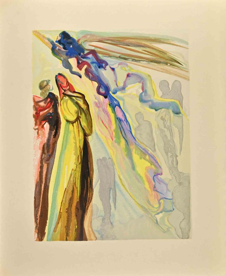 Saint Francis - WoodcutPrint - 1963 For Sale at 1stDibs