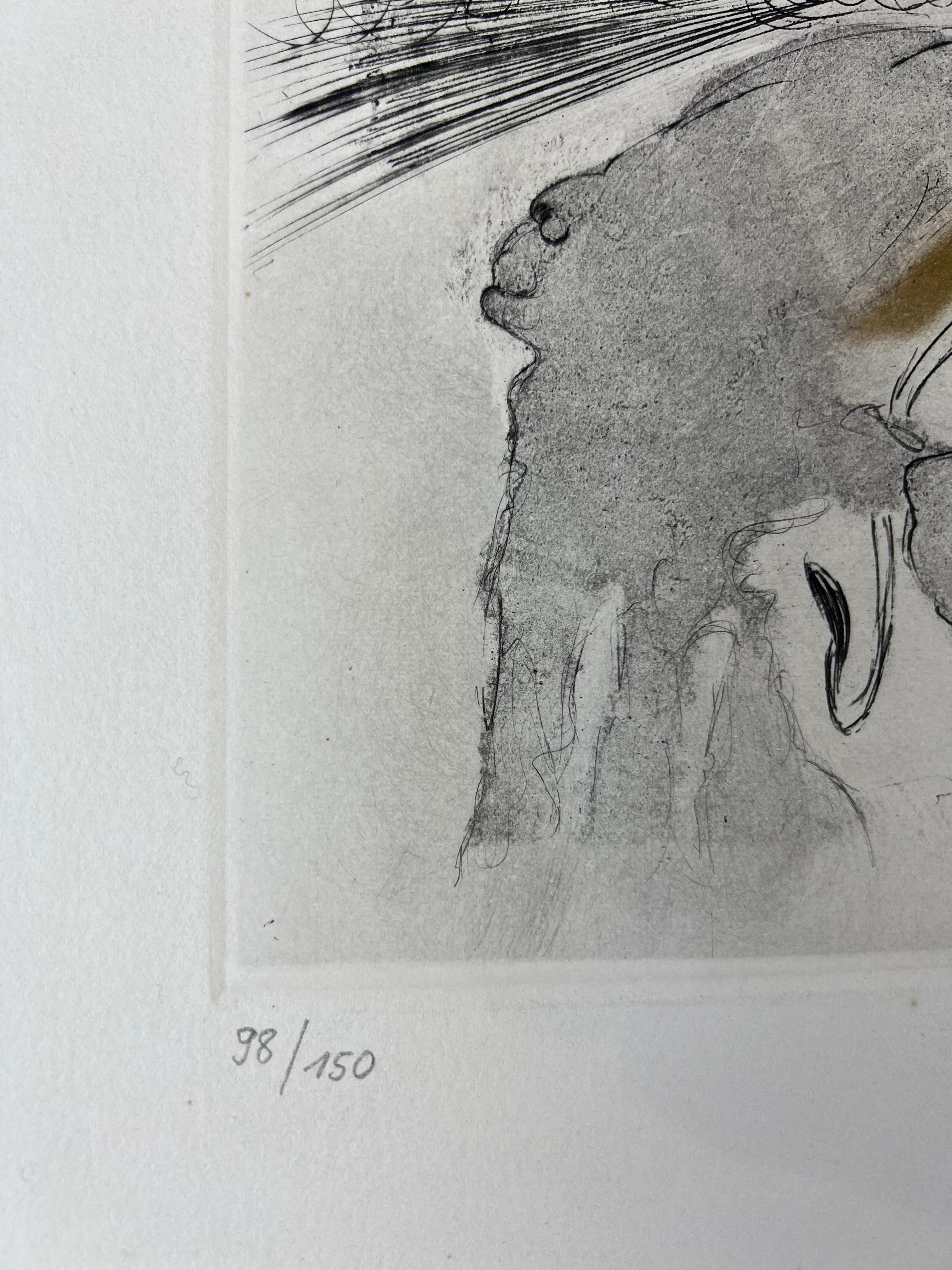 Salvador Dalí­ - Salvador Dalí ( 1904 - 1989 ) - Atenea - heliograbado ...