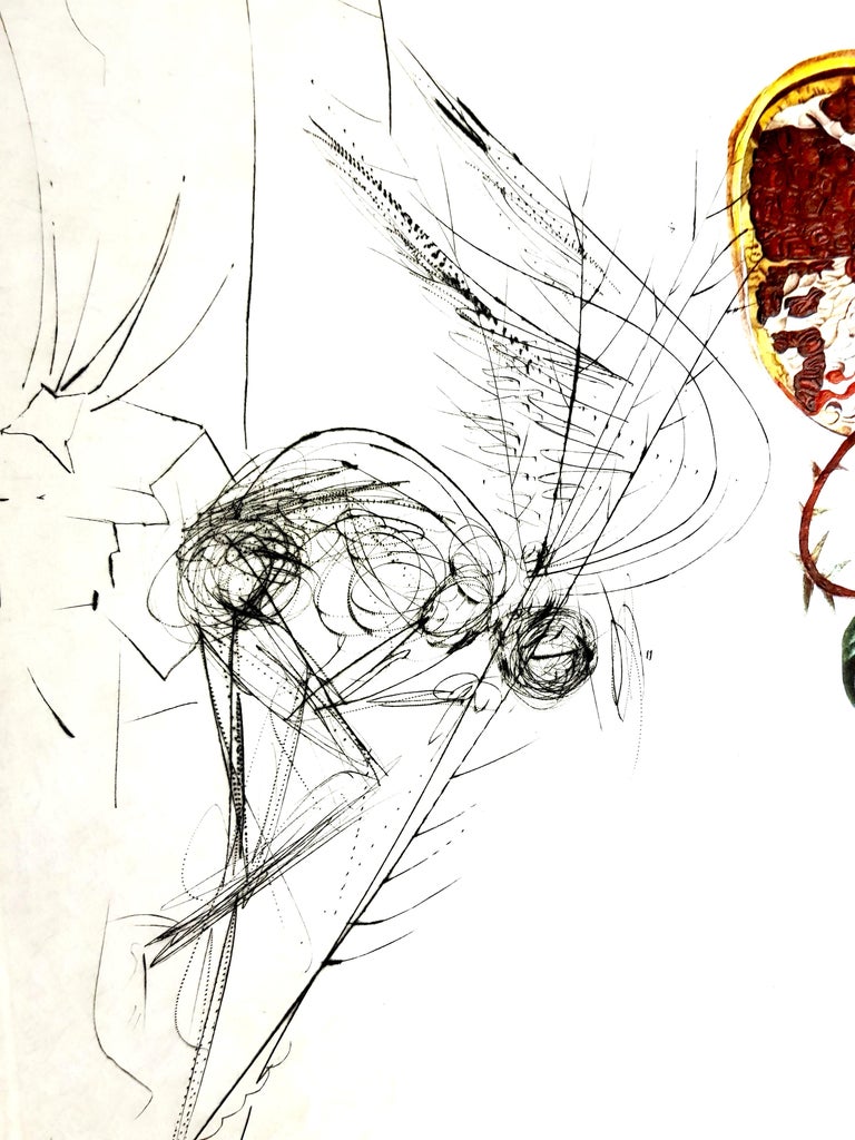 Salvador Dalí­ - Salvador Dali - Angel and Pomegranate - Original Hand ...