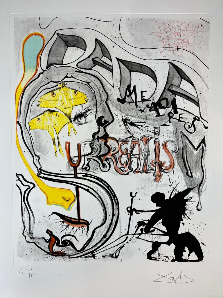 Salvador Dalí­ - Salvador Dalí – Angel of Dada Surrealism – hand-signed ...