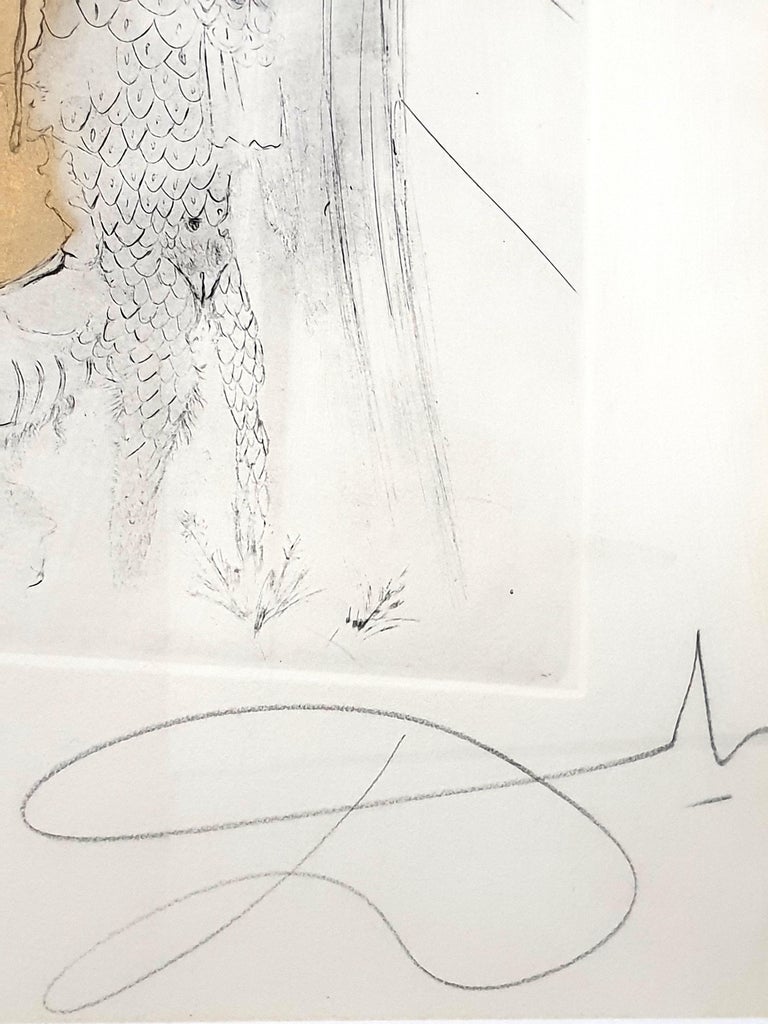 Salvador Dalí­ - Salvador Dali - Athena - Original Etching at 1stDibs