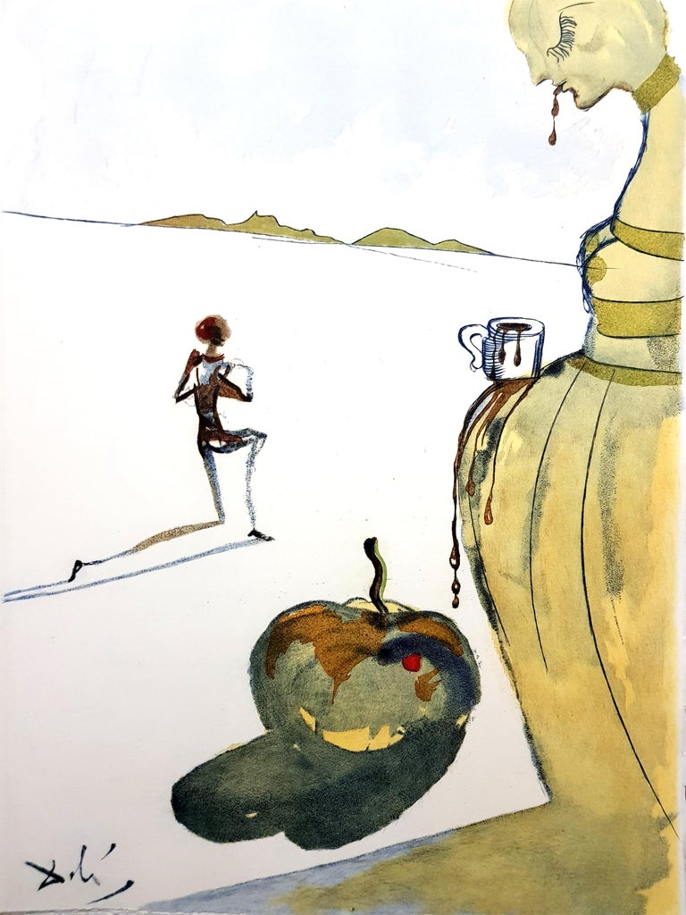 Salvador Dalí­ - Salvador Dali - Cup of Chocolate For Sale at 1stDibs