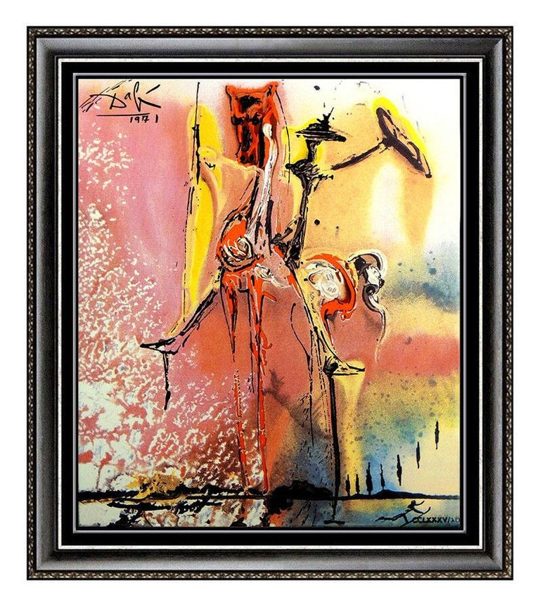 Salvador Dalí­ - Salvador Dali Glazed Ceramic Signed Surreal Medieval ...