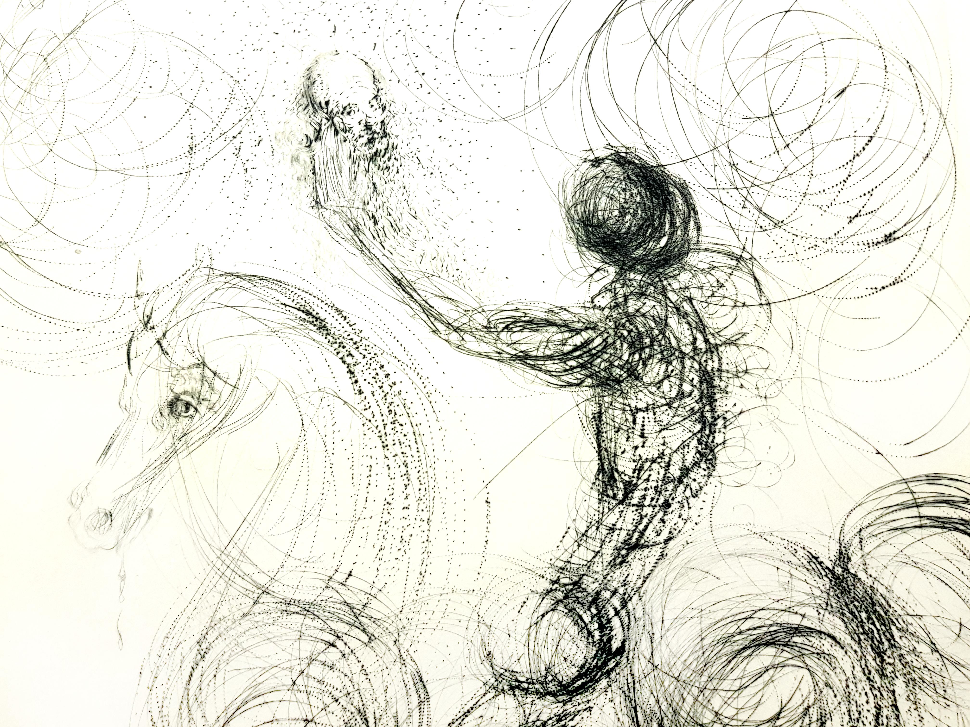 Salvador Dalí­ - Salvador Dali - Knight and Death, from "Faust" at ...