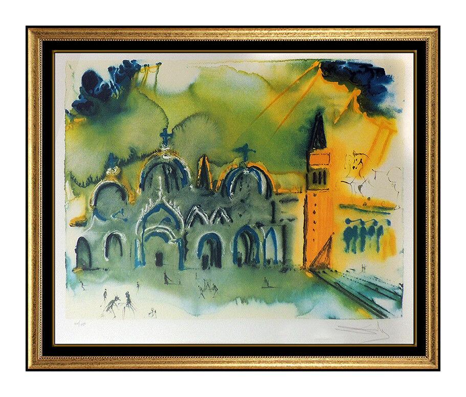 Salvador Dalí­ - Salvador Dali Large Original Color Lithograph Homage ...