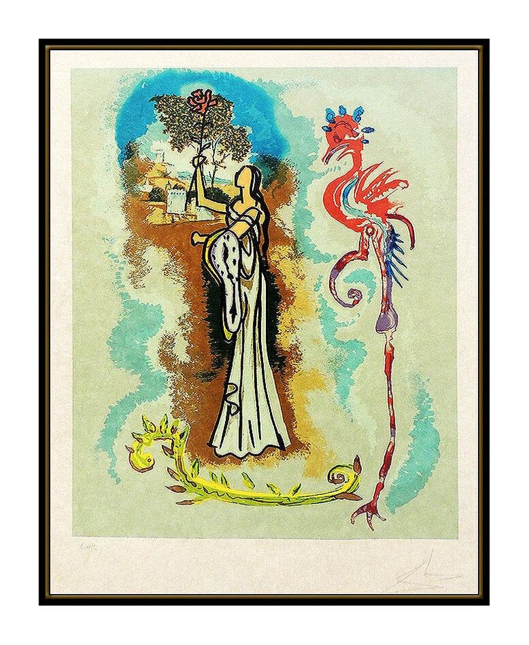 Salvador Dalí­ - Salvador Dali Original Color Lithograph Hand Signed ...