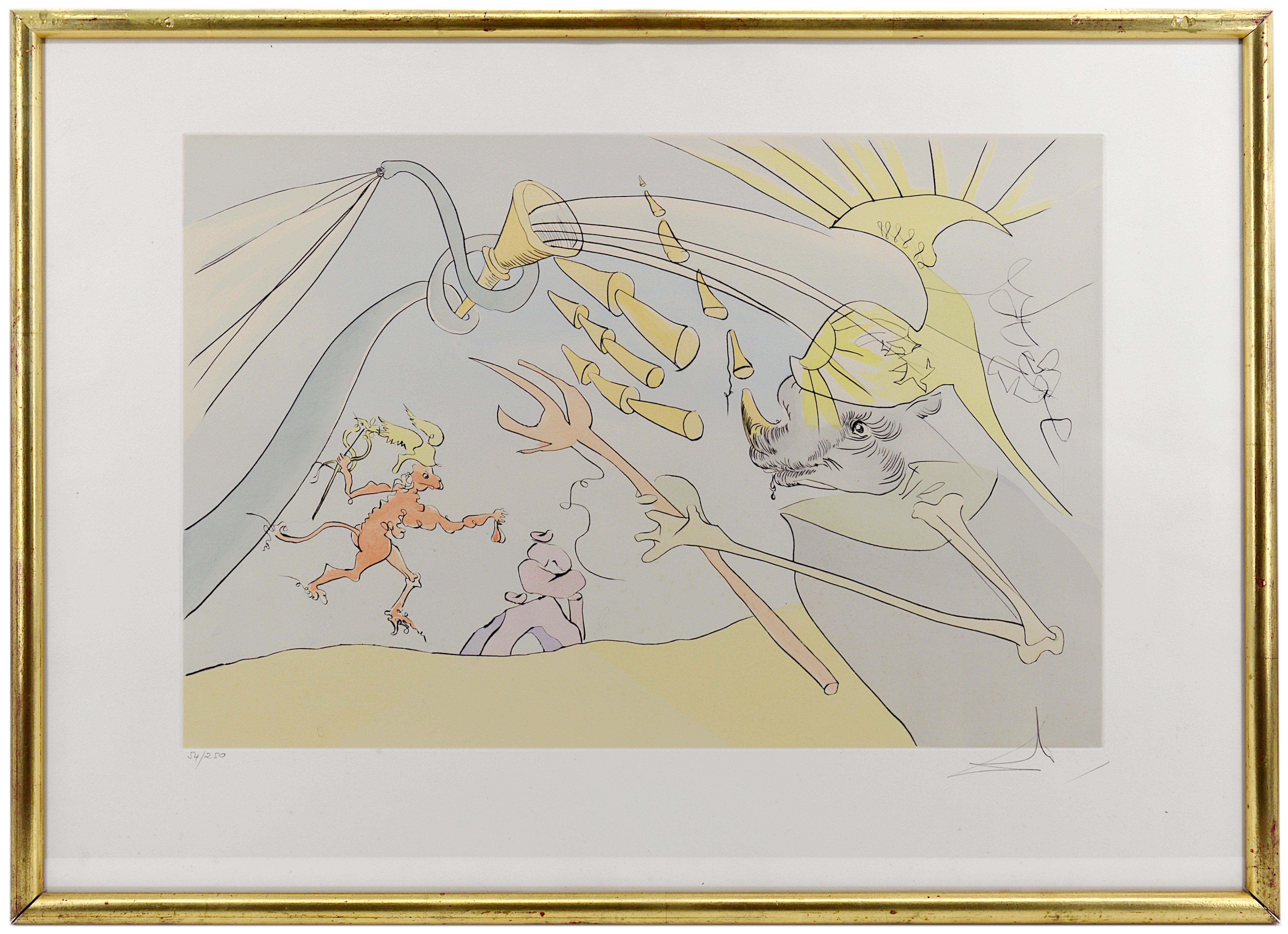 The Divine Love of Gala - orignal etching - signed - 1974 For Sale at ...