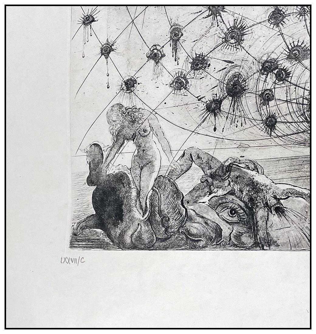 Salvador Dalí­ - Salvador Dali Original Etching Aquatint Argus Hand ...