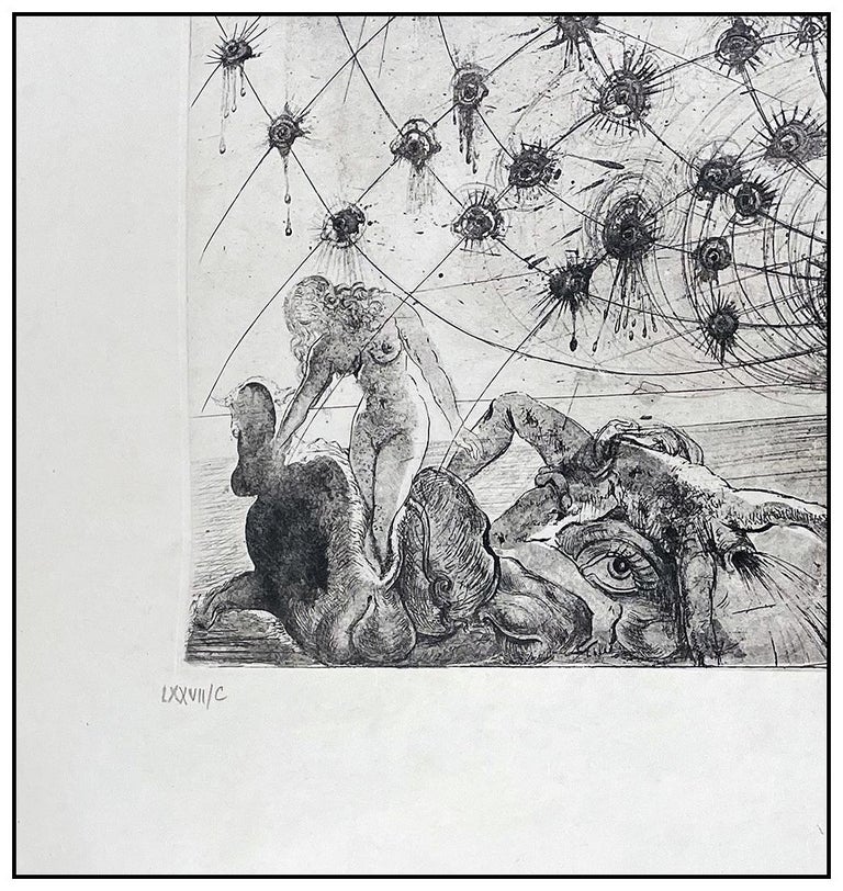 Salvador Dalí­ - Salvador Dali Original Etching Aquatint Argus Hand ...