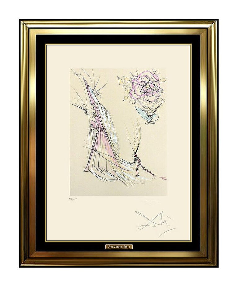 Salvador Dalí­ - Salvador Dali Original Faust Etching Rare HAND SIGNED ...
