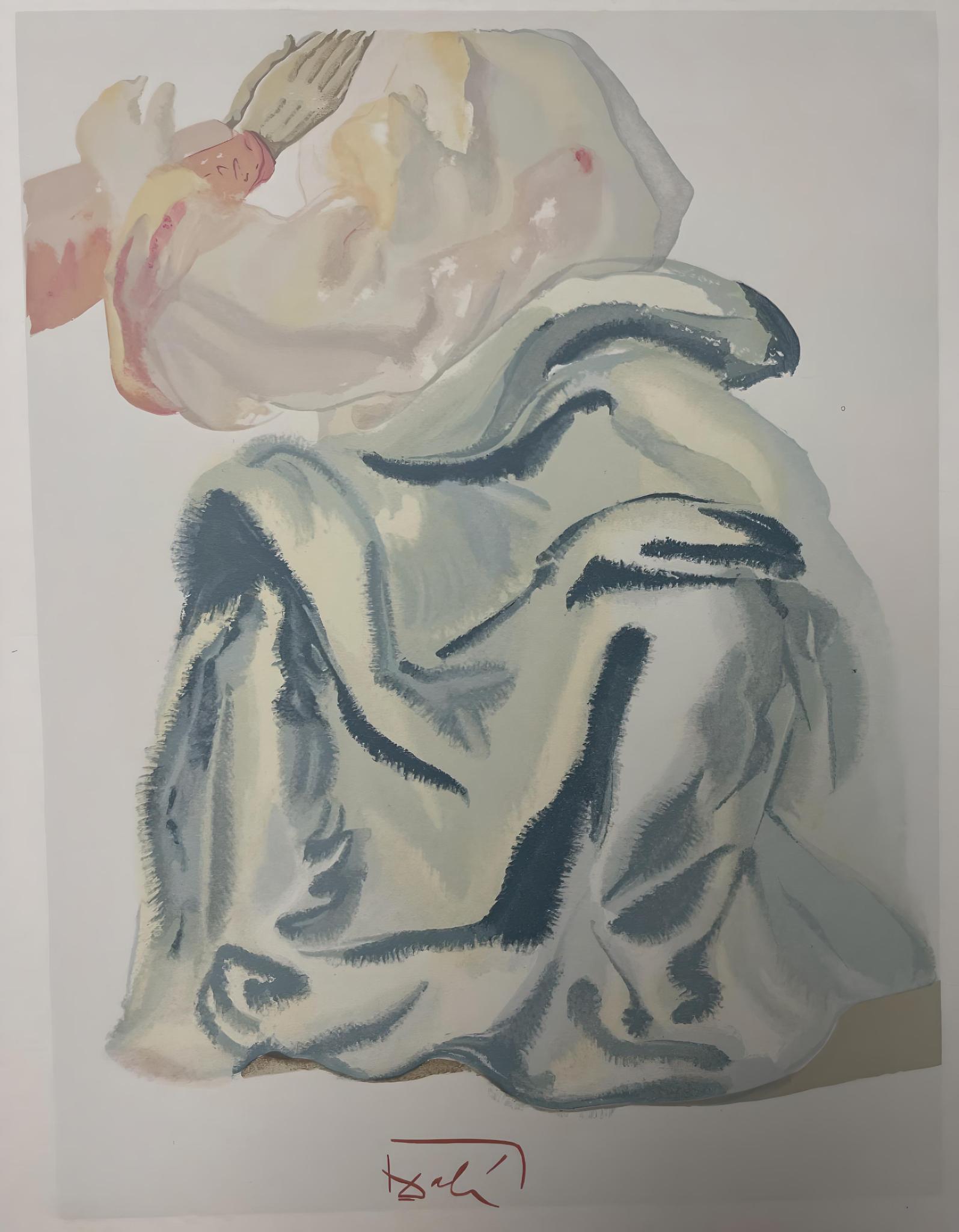 Salvador Dalí (firmado), Beatriz consuela al poeta (M/L.1039-1138; F ...