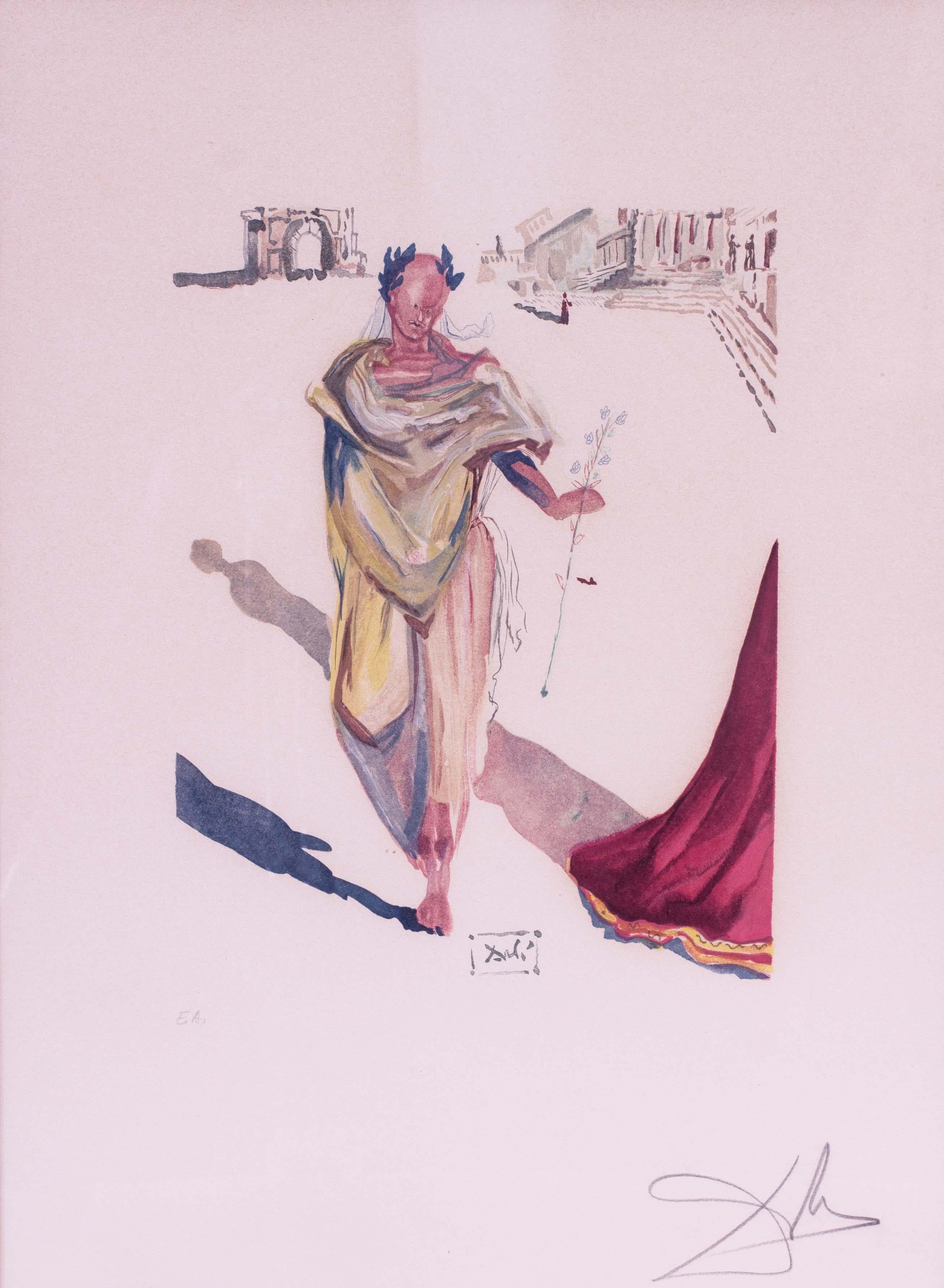 Salvador Dalí­ - Salvador Dali signed lithograph, 1978, 'Apollon, from ...