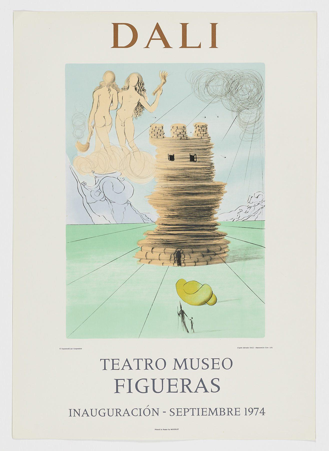 Salvador Dalí­ - SALVADOR DALI Español 1974 original vintage litografía ...