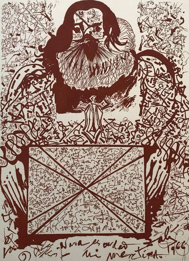 Salvador Dalí­ - Signatures's portrait RS For Sale at 1stDibs