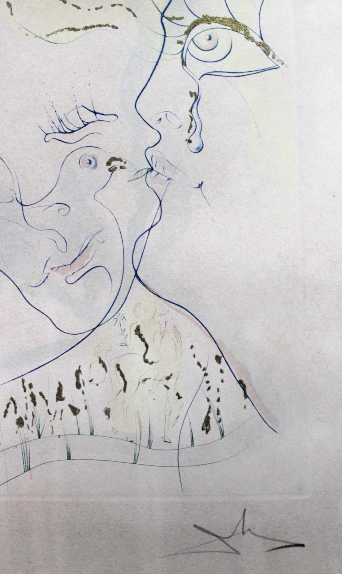 Salvador Dalí­ - The Dove-like Eyes on the Bride, Original Salvador ...