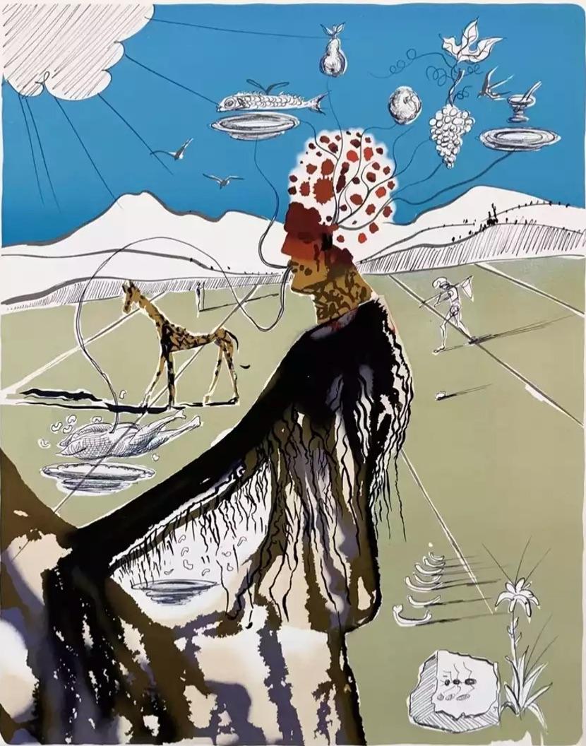 Salvador Dalí­ - Marquis de Sade : As Pure as her Heart - Handsigned ...
