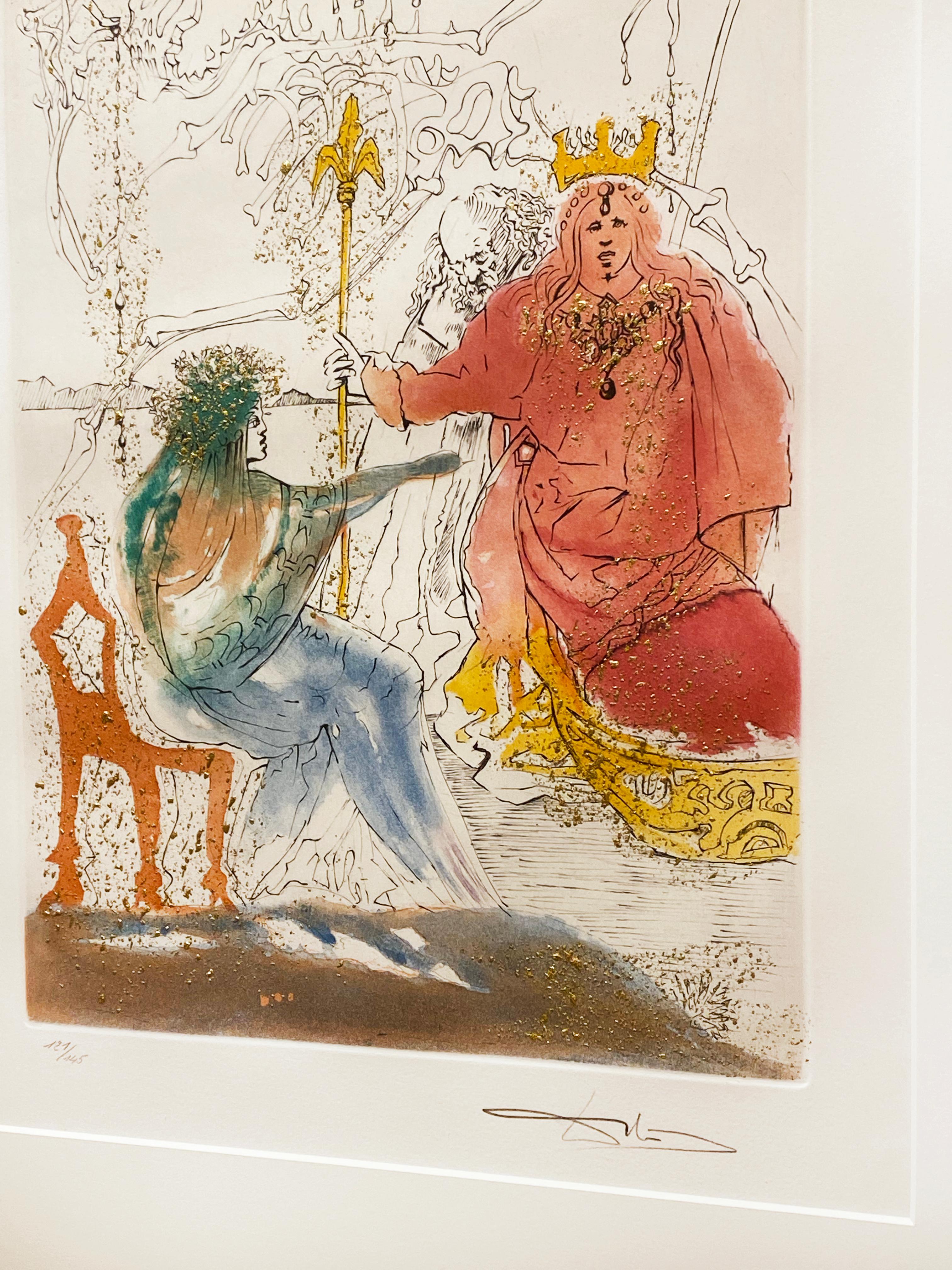 Salvador Dalí­ - The King Is Told of Hamlet’s Story For Sale at 1stDibs ...