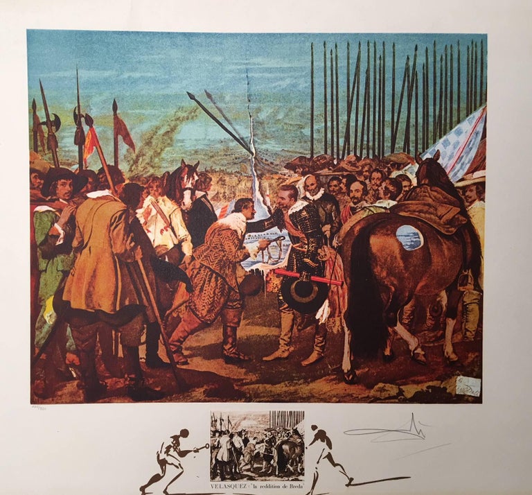 Salvador Dalí­ - Velasquez: la reddition de Breda from Changes in Great ...