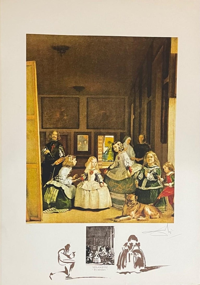 Salvador Dalí­ - Velasquez Les Menines from Changes in Great ...