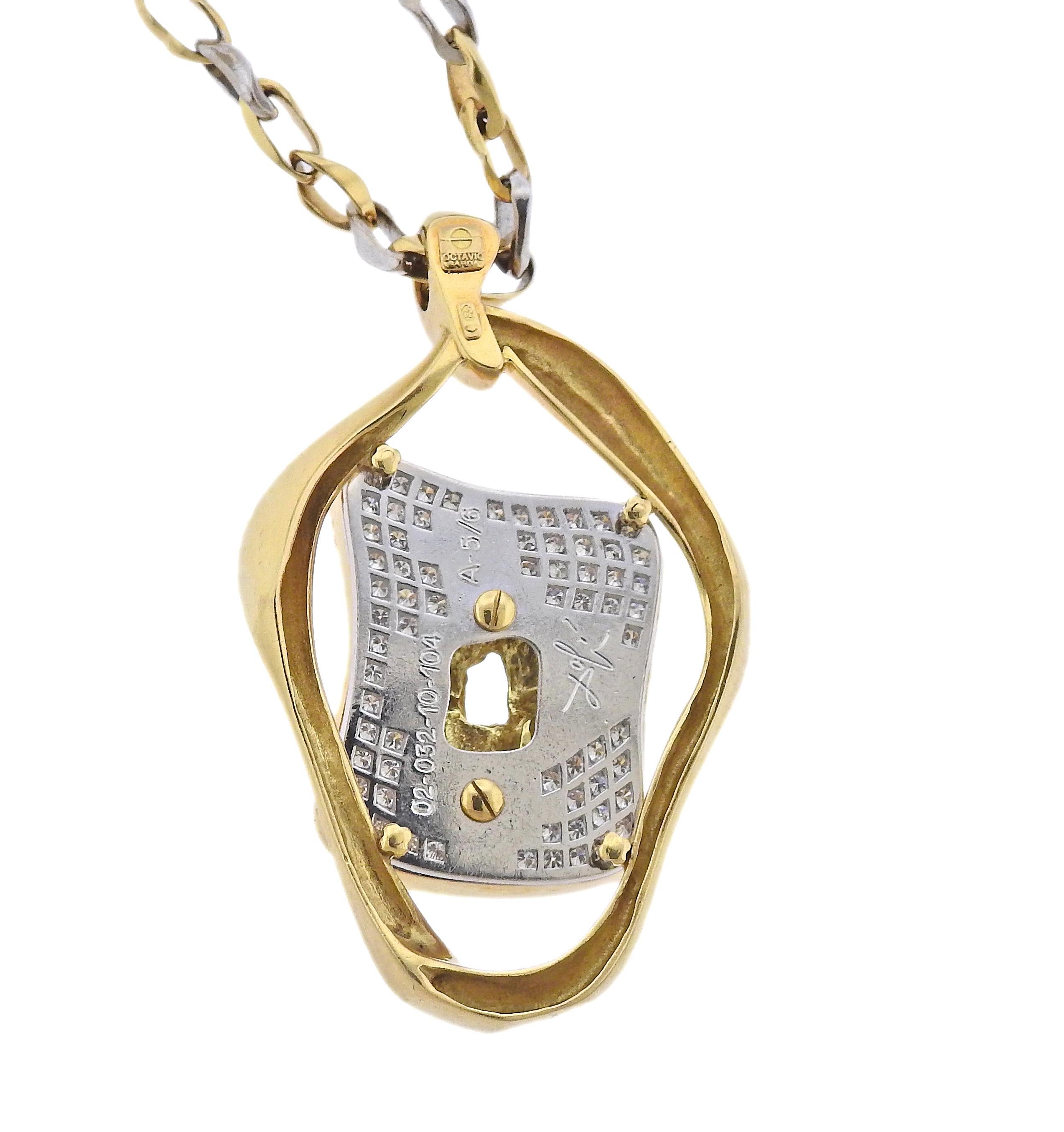 Salvador Dali Rare Limited Edition Diamond Gold Pendant Necklace #5 of ...
