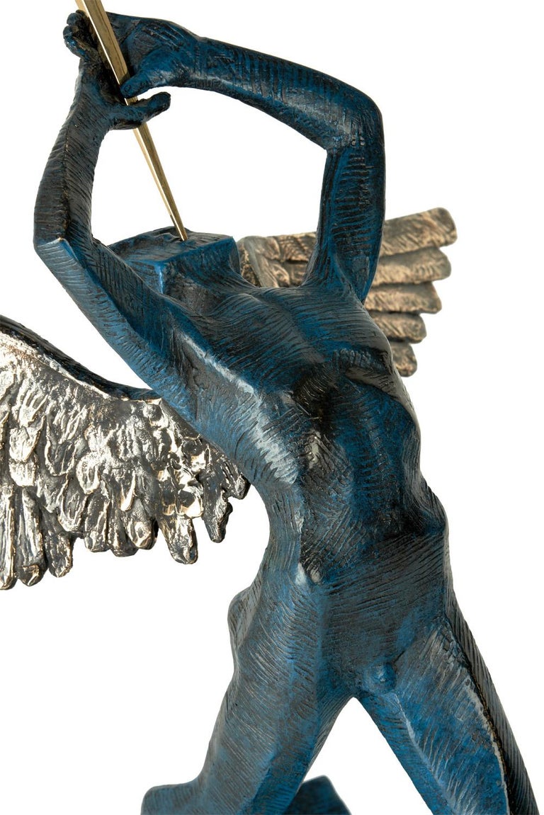Salvador Dalí­ - "Triumphant Angel" limited edition bronze figurative ...