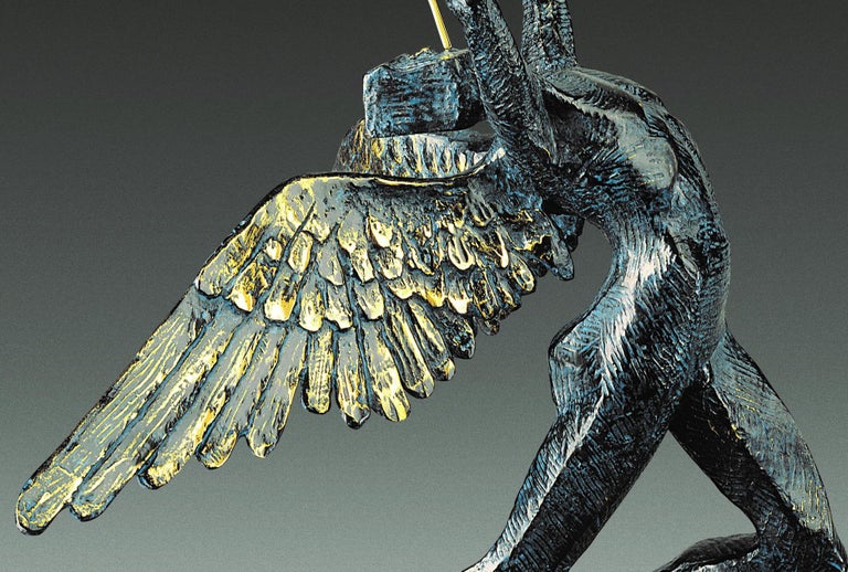 Salvador Dalí­ - "Triumphant Angel" limited edition bronze figurative ...