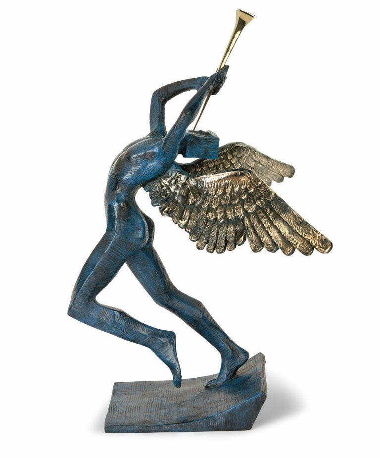Salvador Dalí­ - "Triumphant Angel" limited edition bronze figurative ...