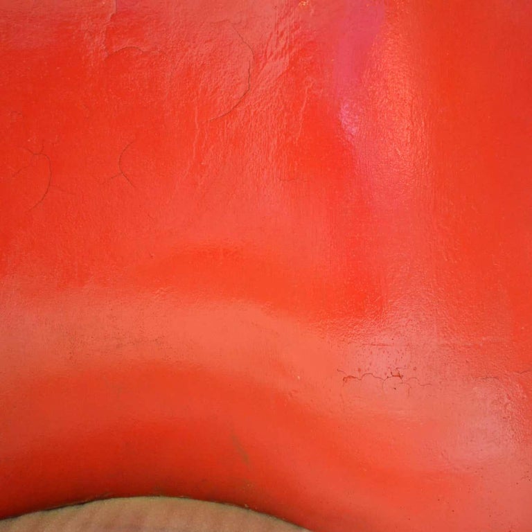 Salvador Dali Surrealist 'Salivasofa' Unique Prototype Red Lips Sofa ...