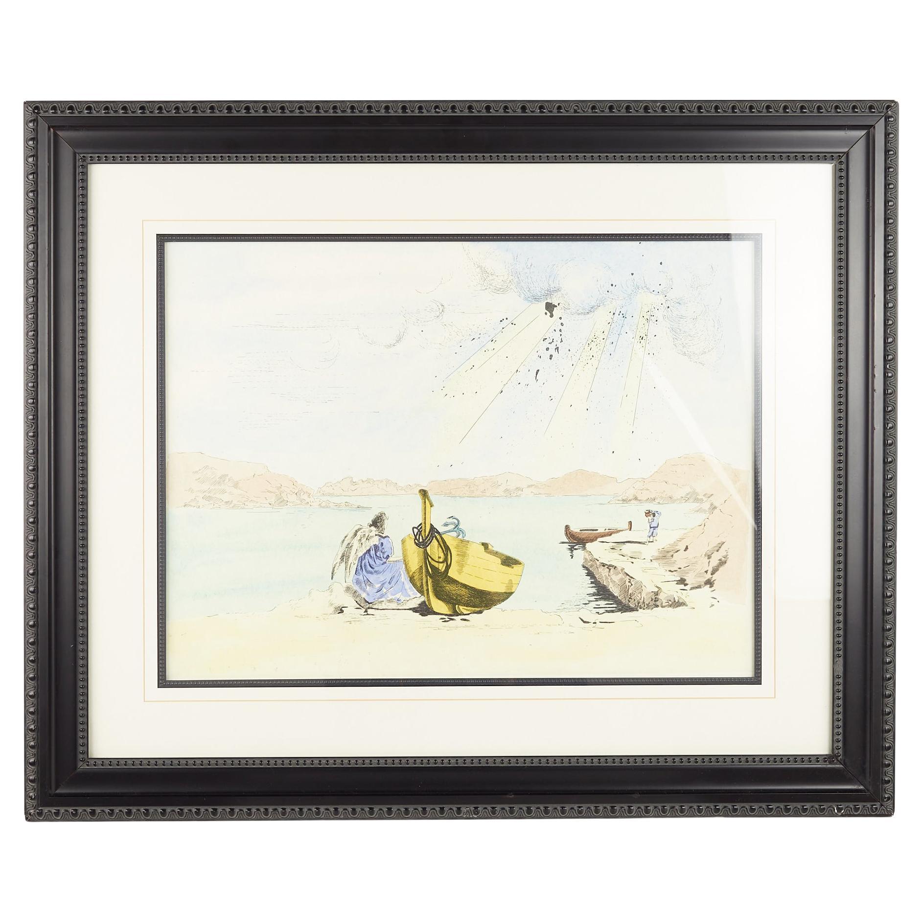 Salvador Dali Etching, Lithograph, Aquatint, Signed Pencil from Series ...