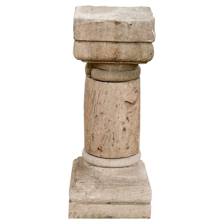 Salvaged Old Sandstone Pillar, 20th Century For Sale at 1stDibs