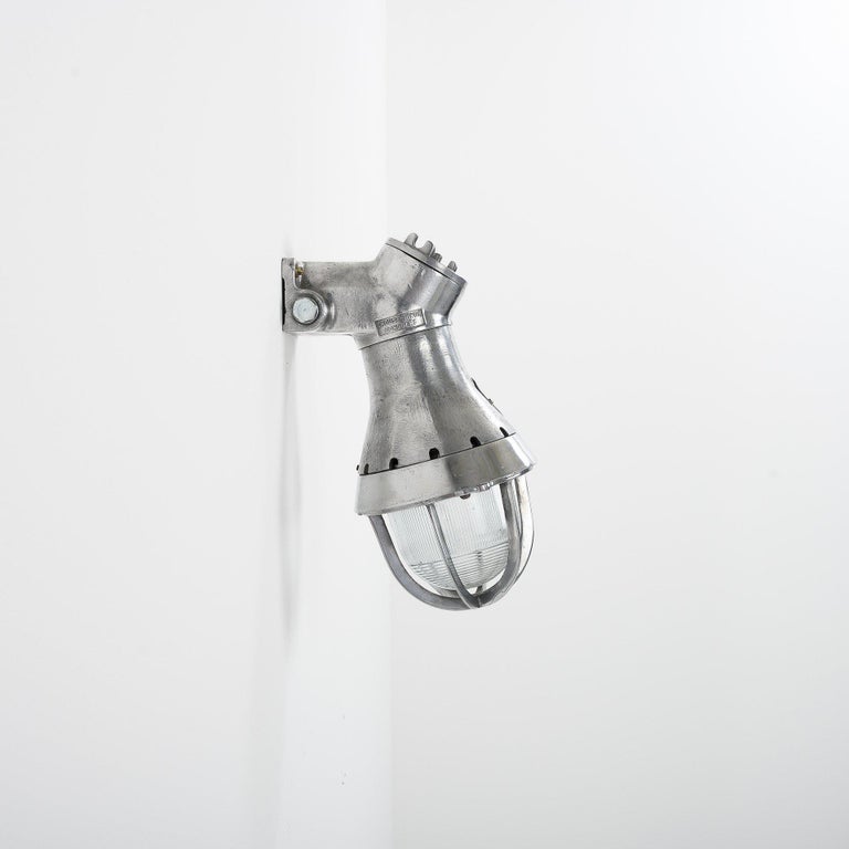 Salvaged US Marine Explosion Proof Wall Lights For Sale at 1stDibs