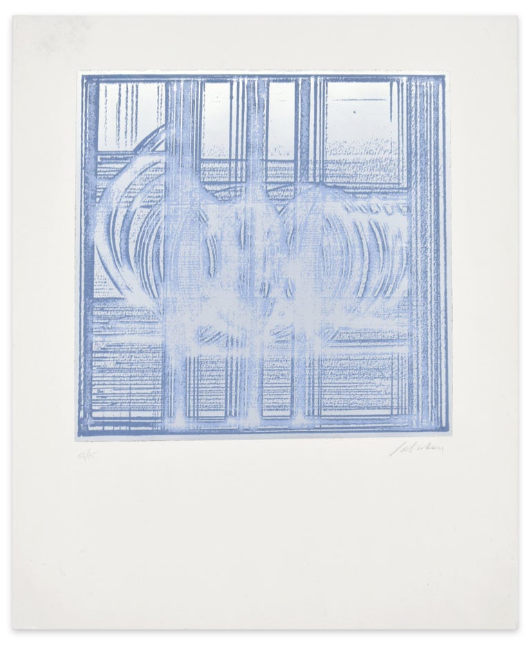 Salvatore Emblema - Composition - Original Screen Print on Metal by ...