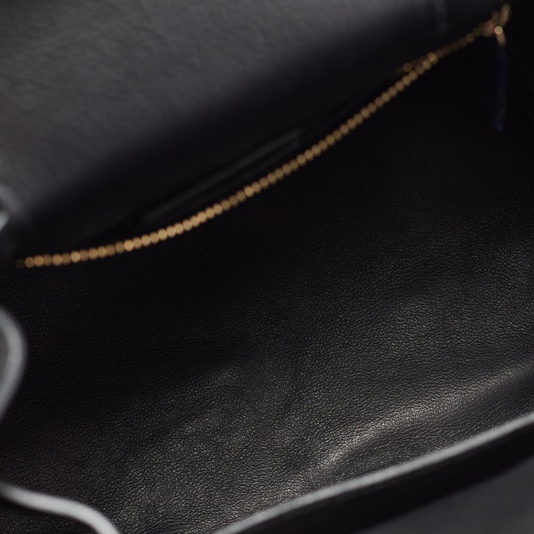 Salvatore Ferragamo Black Leather Studio Backpack at 1stDibs