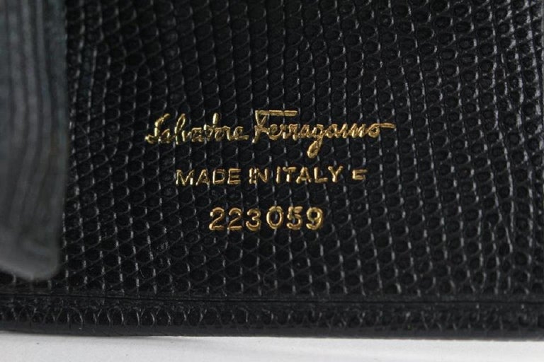 salvatore ferragamo wallet serial number