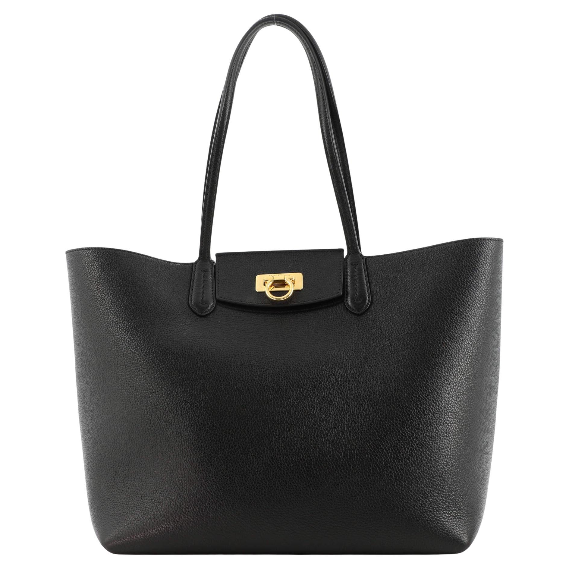 Salvatore Ferragamo Silver Metal Kelly Style Evening Mini Top Handle ...