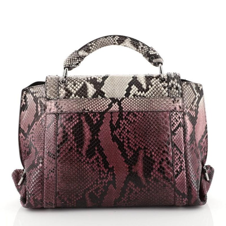 Salvatore Ferragamo Sofia Satchel Python Small at 1stDibs