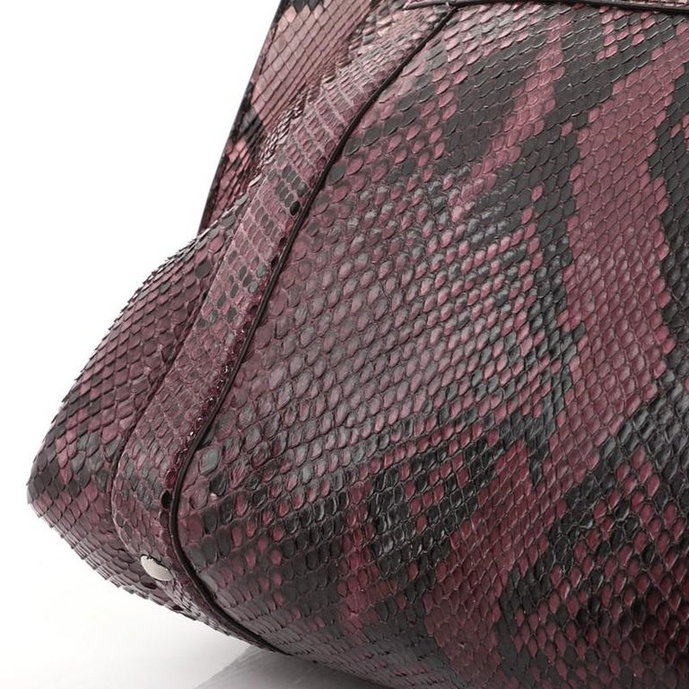 Salvatore Ferragamo Sofia Satchel Python Small at 1stDibs