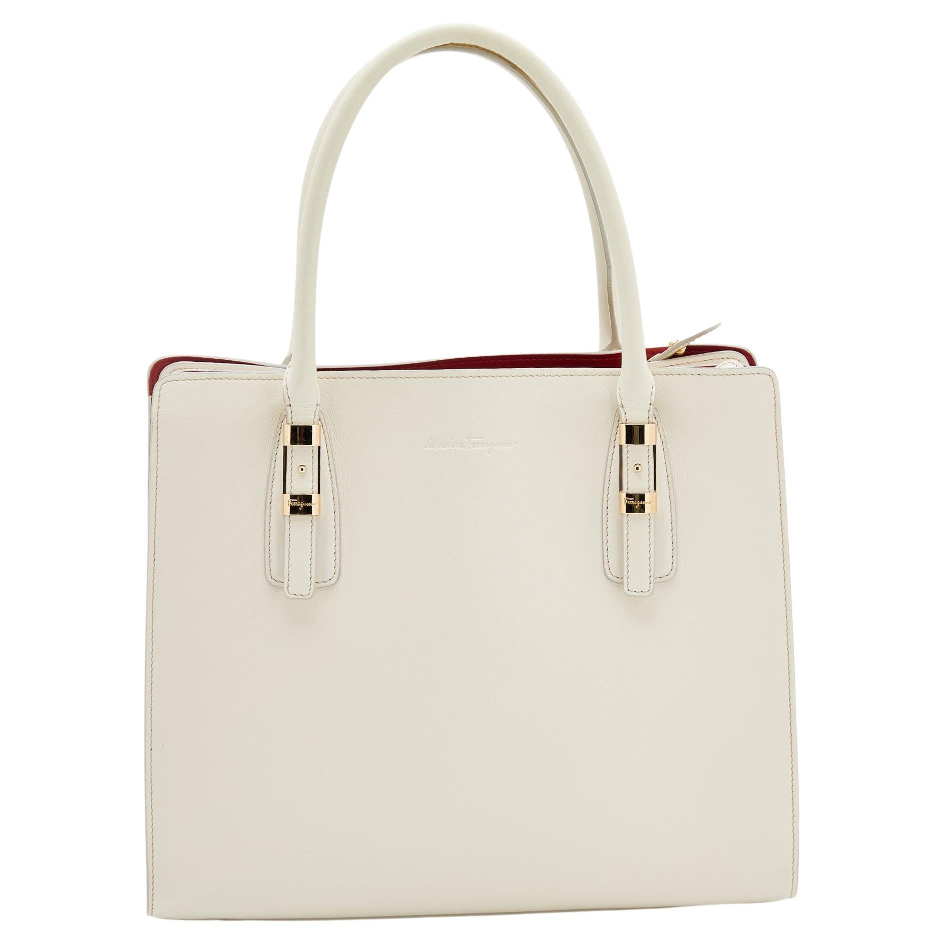 Loewe White Leather Shopping Tote For Sale at 1stDibs | loewe white ...