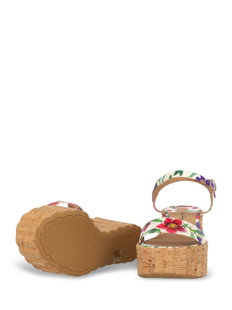 Salvatore Ferragamo Woman Wedges Multicolor, White EU 39 For Sale at ...