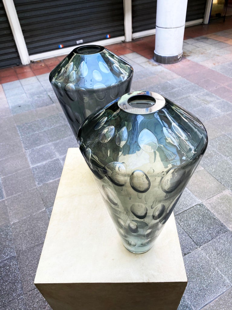 Salviati Murano by Renzo Stellon "Millebolle" Model For Sale at 1stDibs