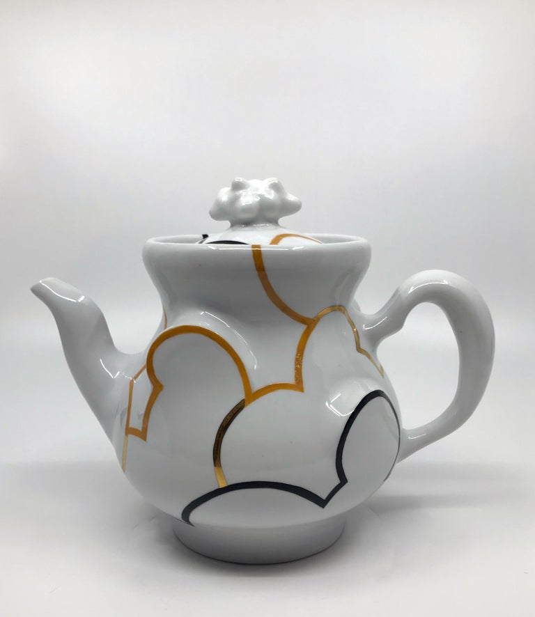 Sam Chung - "Cloud Teapot with Build in Steeper", Porcelain, Sculpture ...