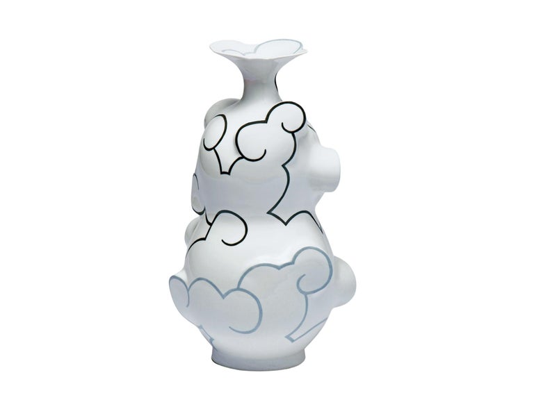 Sam Chung - "Flared Cloud Gourd Bottle", Contemporary, Ceramic ...