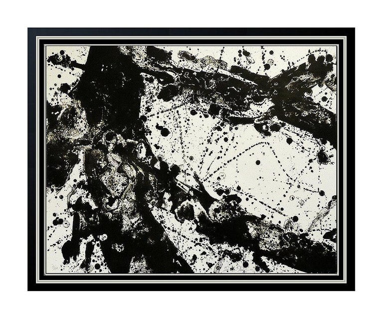 Sam Francis - Sam Francis Original Color Lithograph Hand Signed Modern ...