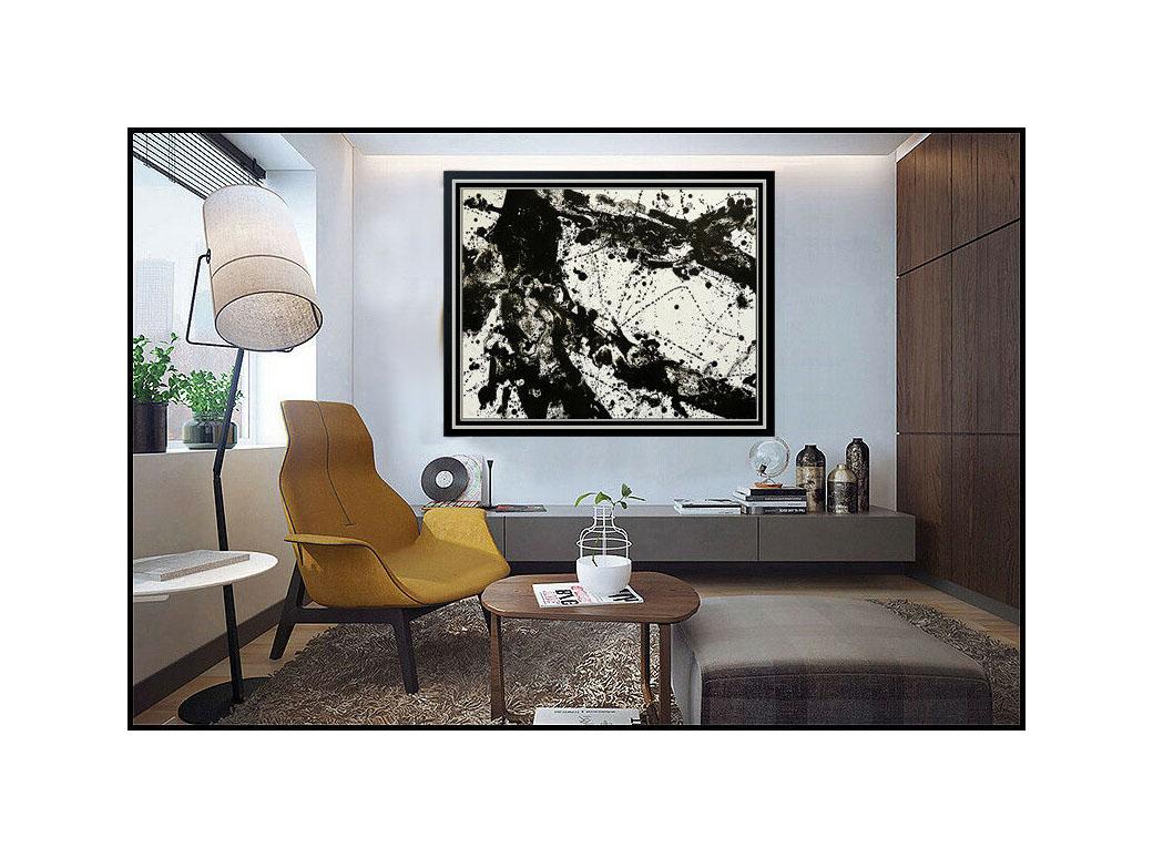 Sam Francis - Sam Francis Original Color Lithograph Hand Signed Modern ...