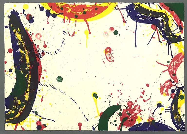 Sam Francis - Sun Up - Abstract Expressionism American Art Post War For ...