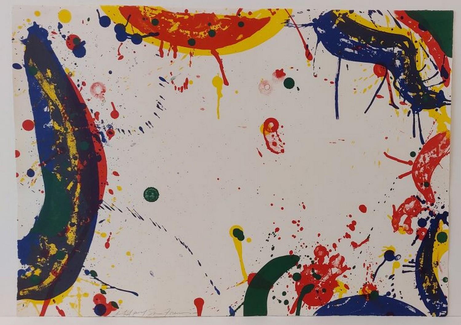 Sam Francis - Composition - Lithograph For Sale at 1stDibs