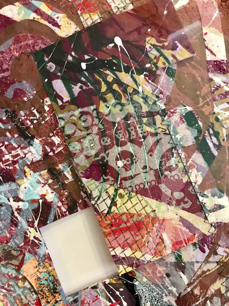 Sam Gilliam Mixed-Media Collage "Manet" 1998 at 1stDibs