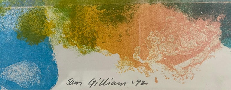 Sam Gilliam - "WAVE" Limited Edition Print by Sam Gilliam Influential ...